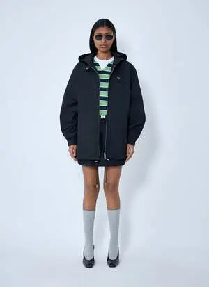 Prada Re-nylon Hooded Belted Anorak Jacket
