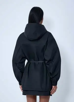 Prada Re-nylon Hooded Belted Anorak Jacket