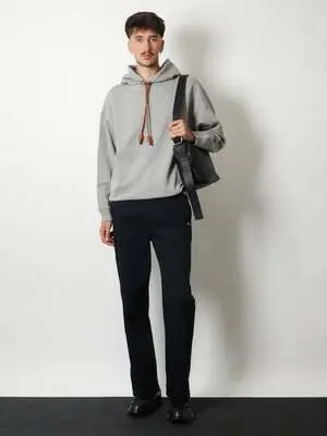 Loewe Denim Trousers With Contrasting Embroidered Logo