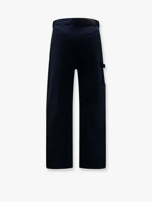 Loewe Denim Trousers With Contrasting Embroidered Logo