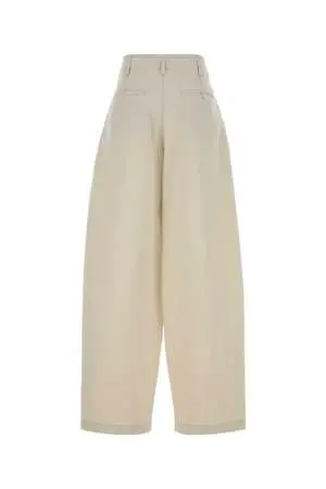 LEMAIRE Cotton Wide-leg Pant - White