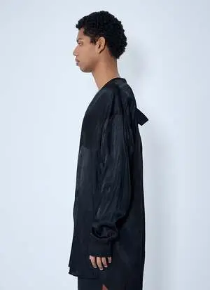Rick Owens Oversized V-neck Shirt