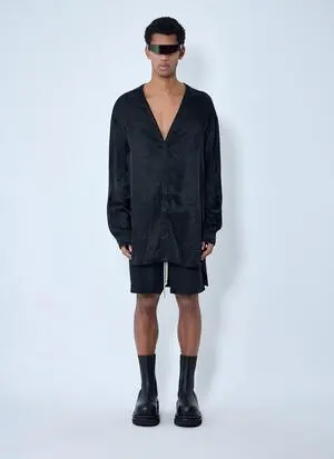 Rick Owens Oversized V-neck Shirt