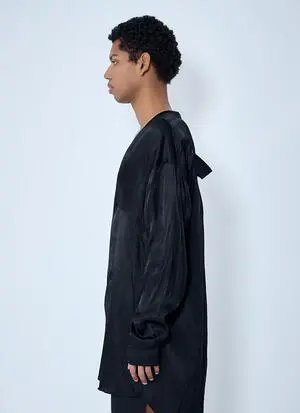 Rick Owens Oversized V-neck Shirt