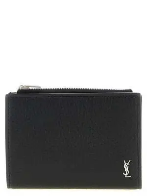Saint Laurent Tiny Cassandre' Wallet - Black