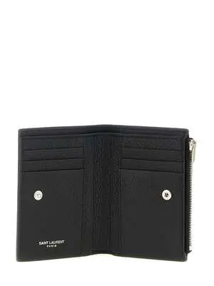 Saint Laurent Tiny Cassandre' Wallet - Black