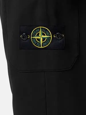 Stone Island Cotton Trousers - Black