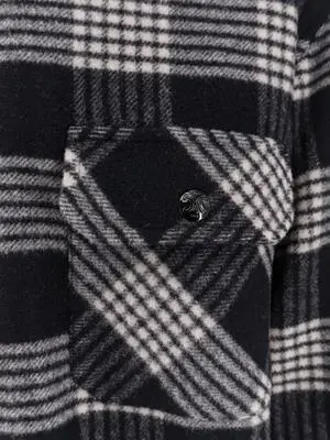 Celine Quilted Overshirt Wool Shirt - Multicolor