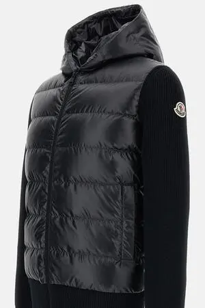 Moncler Padded Hood Cardigan Jacket - Multicolor