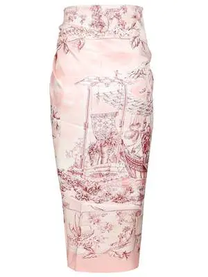 FERRAGAMO Pareo With Travel Print