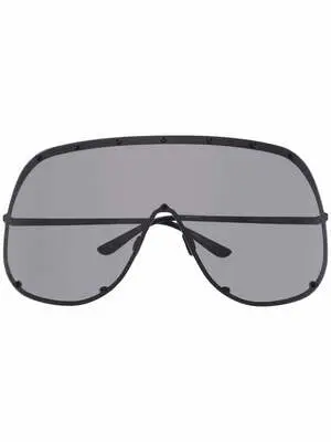 Rick Owens Oversized Pilot Sunglasses - Black
