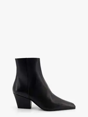 Paris Texas Jane Ankle 60 Leather Boots - Black