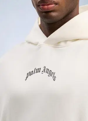 Palm Angels Hooded Sweatshirt - White
