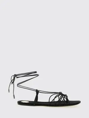 Saint Laurent Saint Laurent Women Leather Babylone Sandal Saint Laurent Black