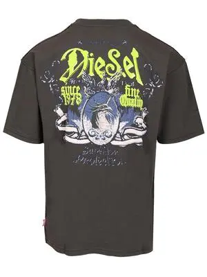 DIESEL® Cotton T-shirt - Black