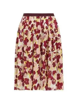 Marni Floral Pleated Skirt - Multicolor
