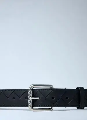 Bottega Veneta Braided Belt - Black