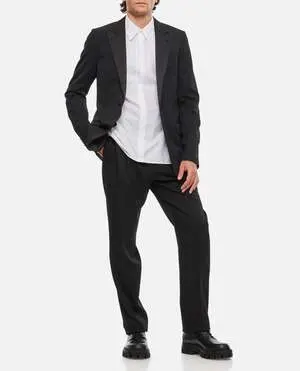 LANVIN Straight Leg Wool Trousers