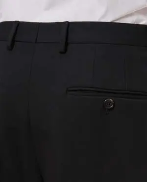 LANVIN Straight Leg Wool Trousers