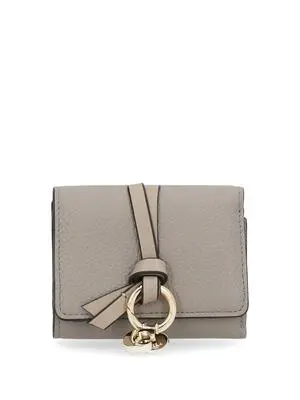 Chloé Alphabet Folding Wallet - Gray