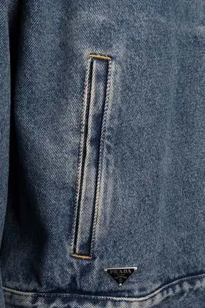 Prada Denim Zip Up Jacket