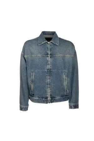 Prada Denim Zip Up Jacket - Multicolor