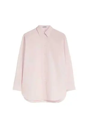 JIL SANDER Lightweight Cotton Poplin Shirt - Multicolor