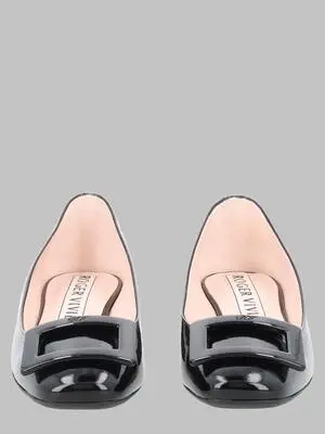 ROGER VIVIER Vernice Ballerina U Look - Black