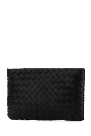 Bottega Veneta Leather Medium Clutch