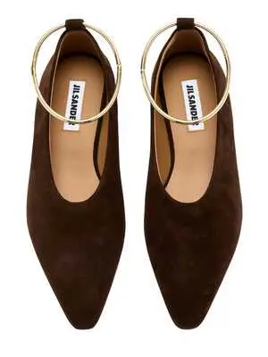 JIL SANDER Ring Ballet Flats