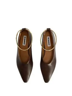 JIL SANDER Ring Ballet Flats
