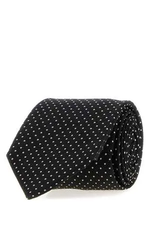 TOM FORD Embroidered Silk Tie - Multicolor