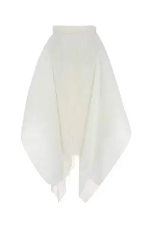 JW Anderson Asymmetrical Pleated Skirt - Multicolor