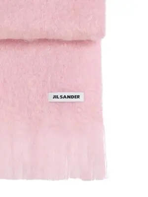 JIL SANDER Small Wool Blend Scarf - Multicolor