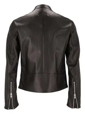 MAISON MARGIELA 5-zip Leather Jacket