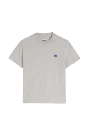 JIL SANDER Crew-neck Cotton T-shirt - Gray