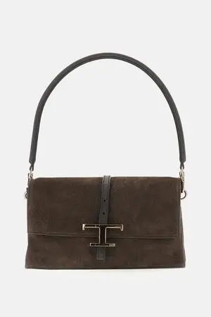 TOD'S T Timeless Mini Suede Flap Bag - Multicolor