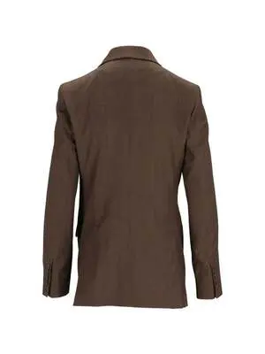 Max Mara Double-breasted Wool Gabardine Blazer