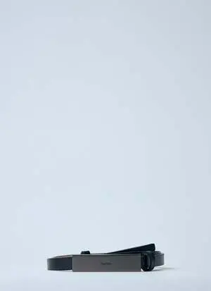 Max Mara Logo Plaque Belt