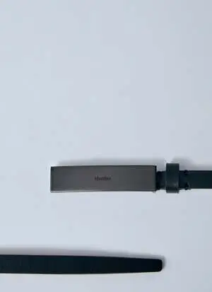 Max Mara Logo Plaque Belt