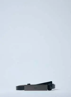 Max Mara Logo Plaque Belt - Black