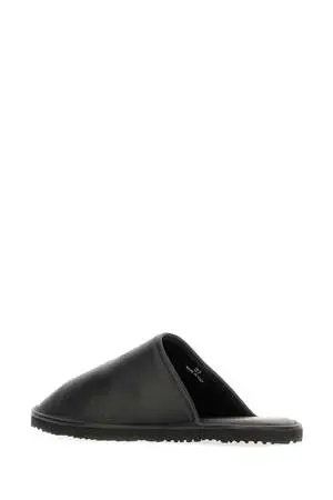 Off-White Leather Slippers - Multicolor