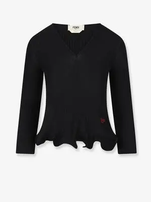 Fendi Wool Sweater - Black