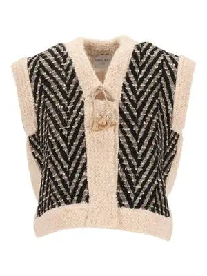 FORTE_FORTE Jacquard Vest - Multicolor