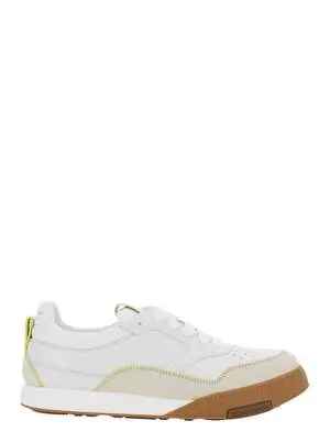 Givenchy White Low Top Sneaker With Logo Lettering On The Back And Logo Patch On The Tongue In Leather For - Multicolor