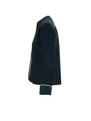 FORTE_FORTE Two-thousand-striped Jade Jacket - Green