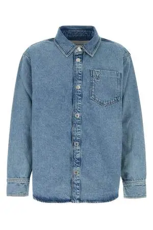 AMI Paris Denim Overshirt - Blue