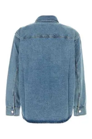 AMI Paris Denim Overshirt - Multicolor