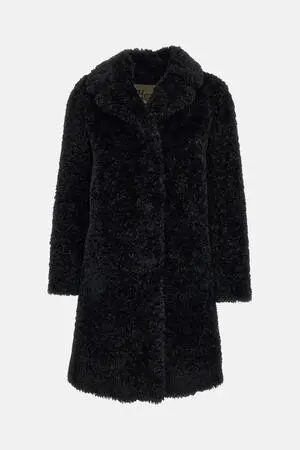 Herno Faux Fur Coat - Multicolor