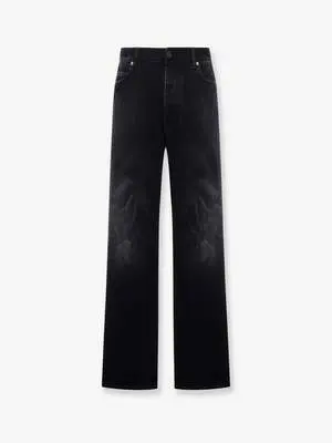 Balenciaga Black Denim Jeans - Multicolor